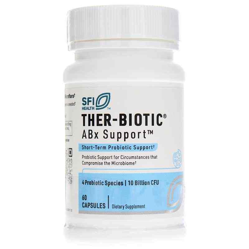 Ther-Biotic ABx Support Probiotic 10 Billion CFU, Klaire Labs