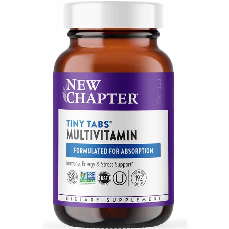 Tiny Tabs Whole-Food Multivitamin, New Chapter