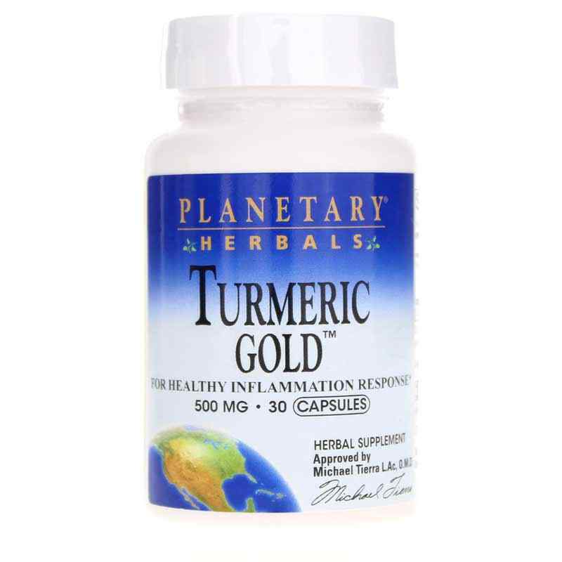 Turmeric Gold Capsules, Planetary Herbals