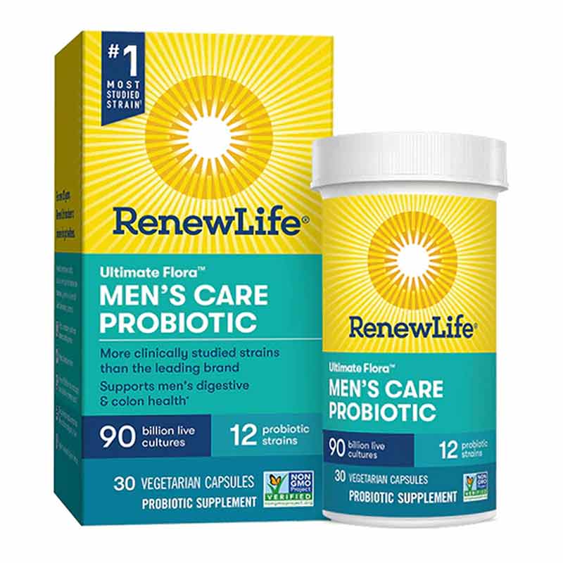 Ultimate Flora Probiotic 90 Billion Men's Care, Renew Life