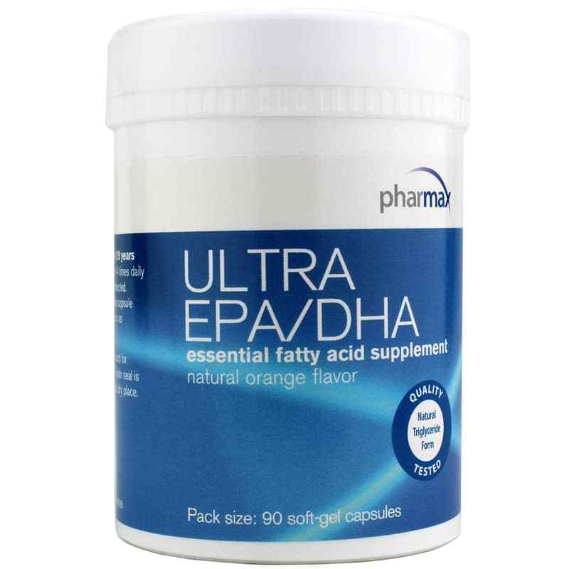 Ultra EPA/DHA Capsules Orange Flavor, Pharmax