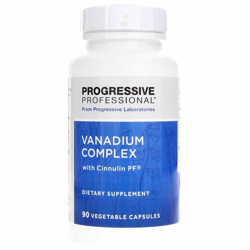 Vanadium Complex with Cinnulin PF, Progressive Labs