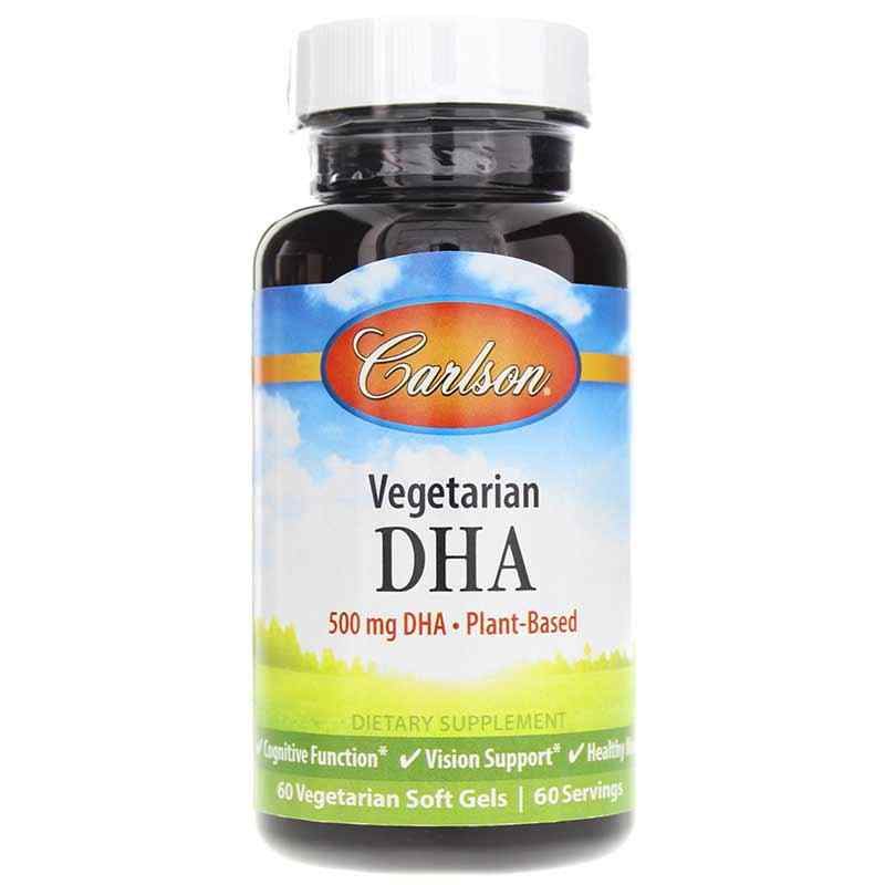 Vegetarian Plant-Based DHA, Carlson Labs