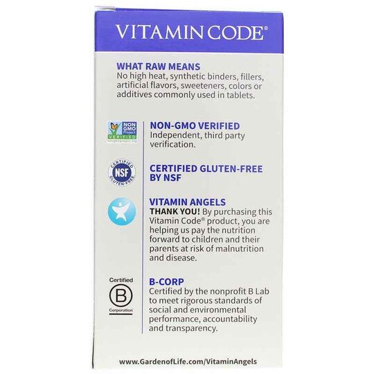 Vitamin Code Men Raw Whole Food Multivitamin, Garden of Life