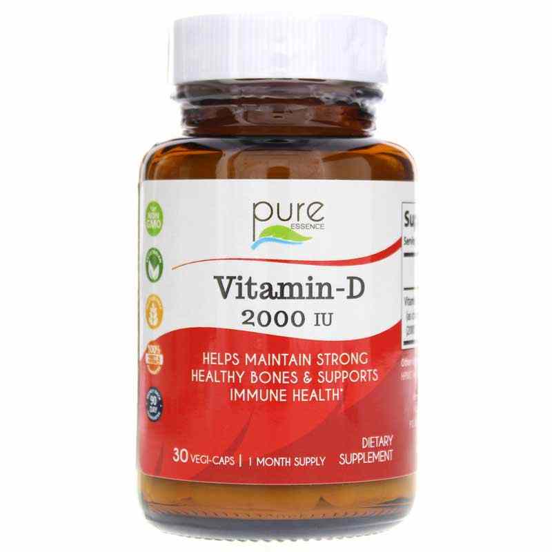 Vitamin-D 2000 IU, Pure Essence Labs