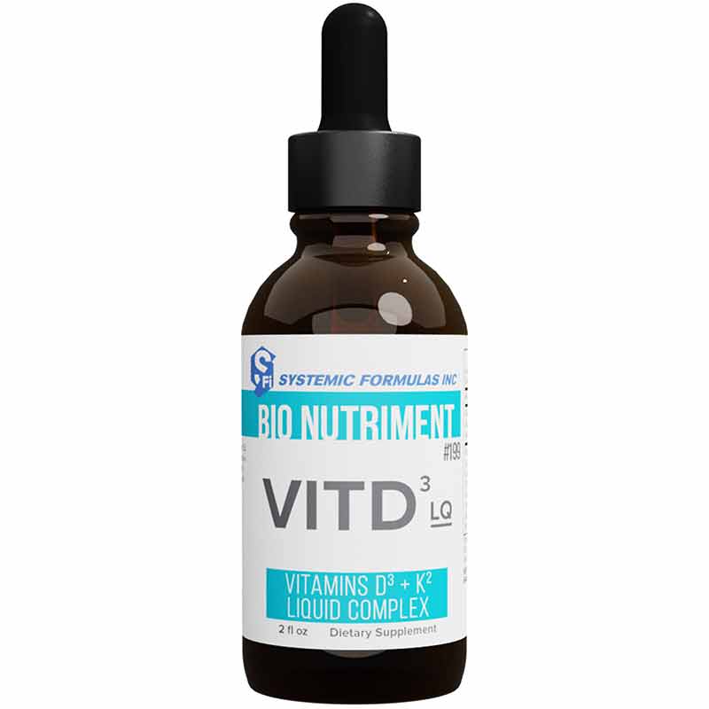 VITD3 LQ Vitamins D3 + K2 Complex, Systemic Formulas