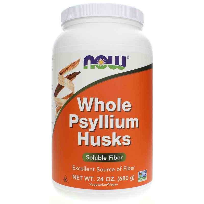 Whole Psyllium Husks Powder, NOW Foods