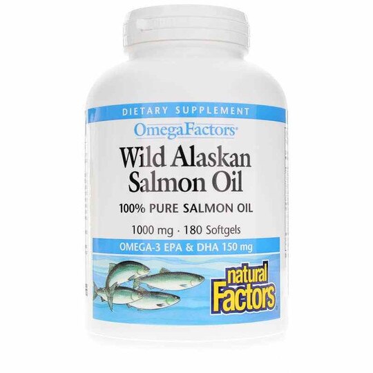 Wild Alaskan Salmon Oil 1000 Mg, Natural Factors